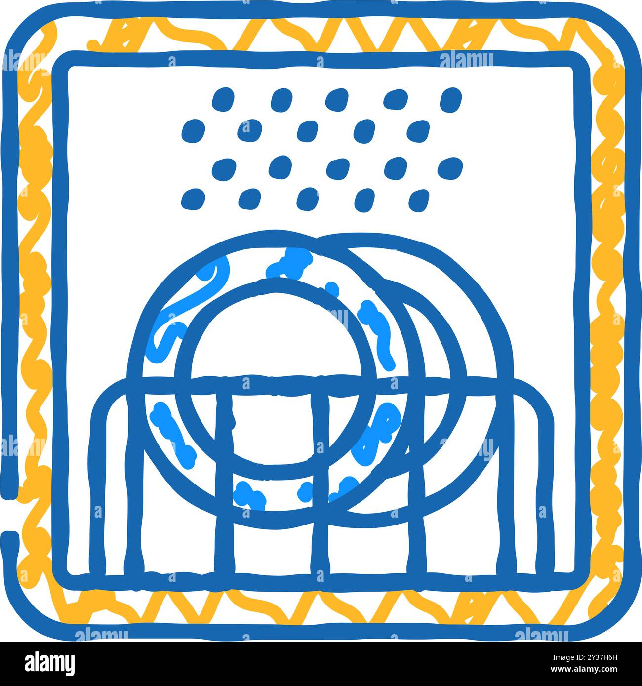 dishwasher safe product label warning icon doodle illustration Stock ...