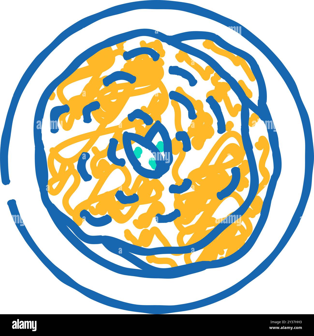 aloo paratha indian cuisine icon doodle illustration Stock Vector Image ...