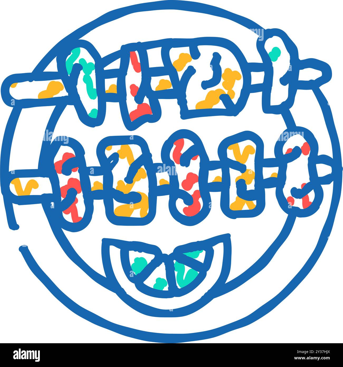 Dish spicy indian paneer Stock Vector Images - Alamy