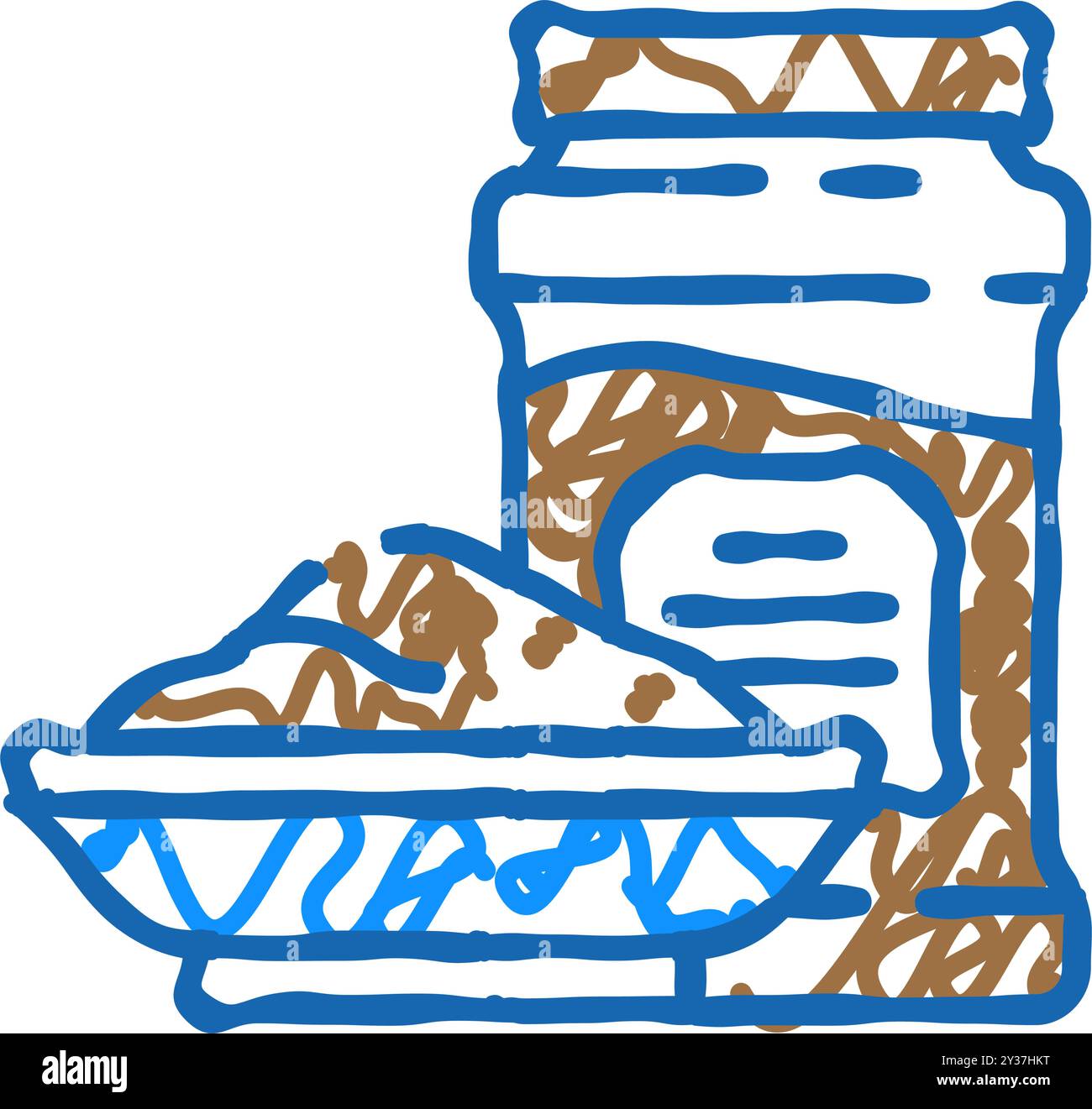 garam masala indian cuisine icon doodle illustration Stock Vector Image ...