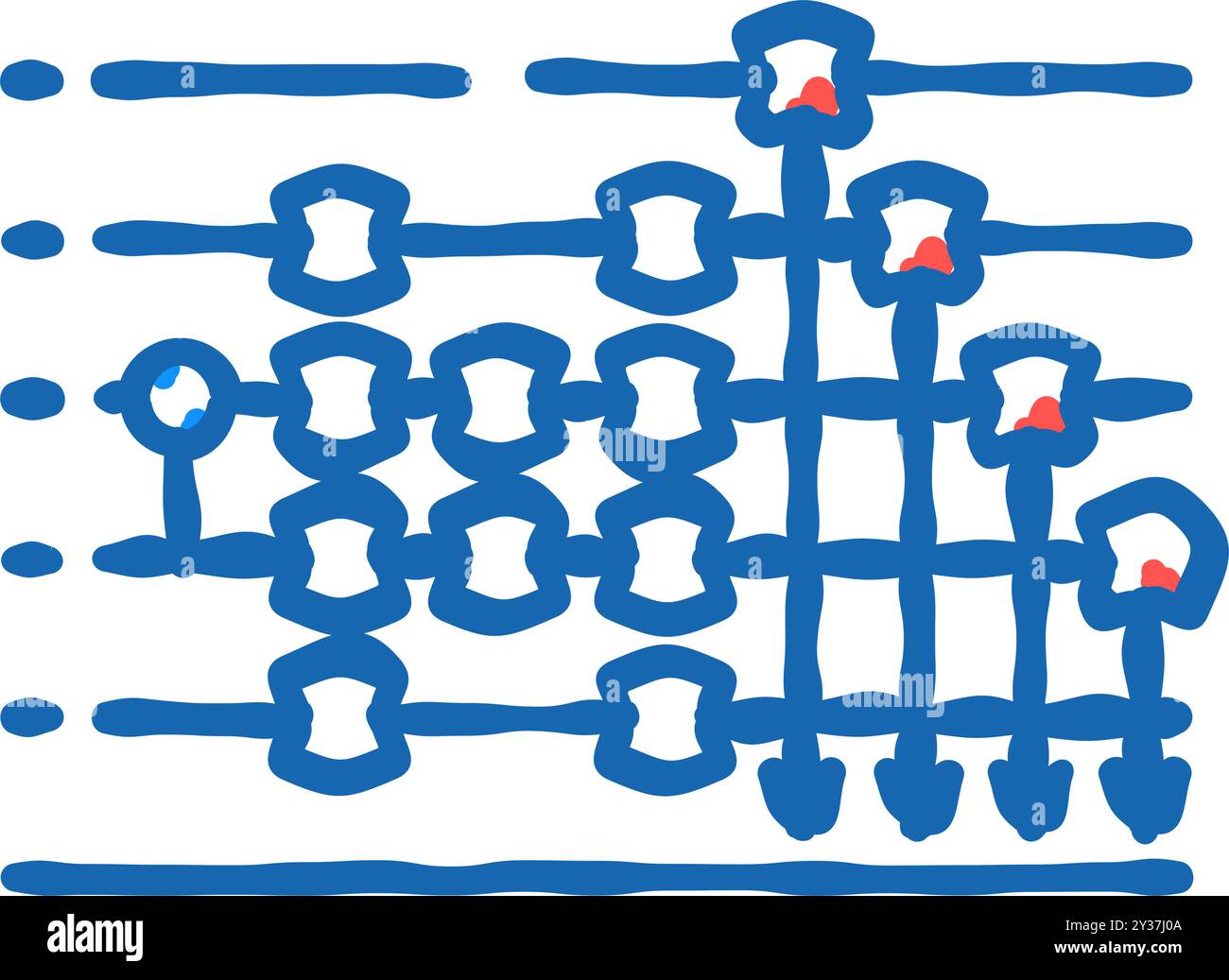 circuit quantum technology icon doodle illustration Stock Vector Image ...