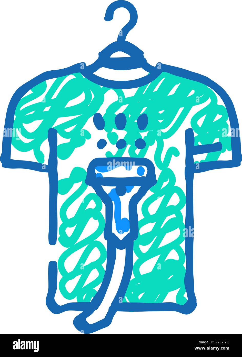 dry cleaning icon doodle illustration Stock Vector Image & Art - Alamy