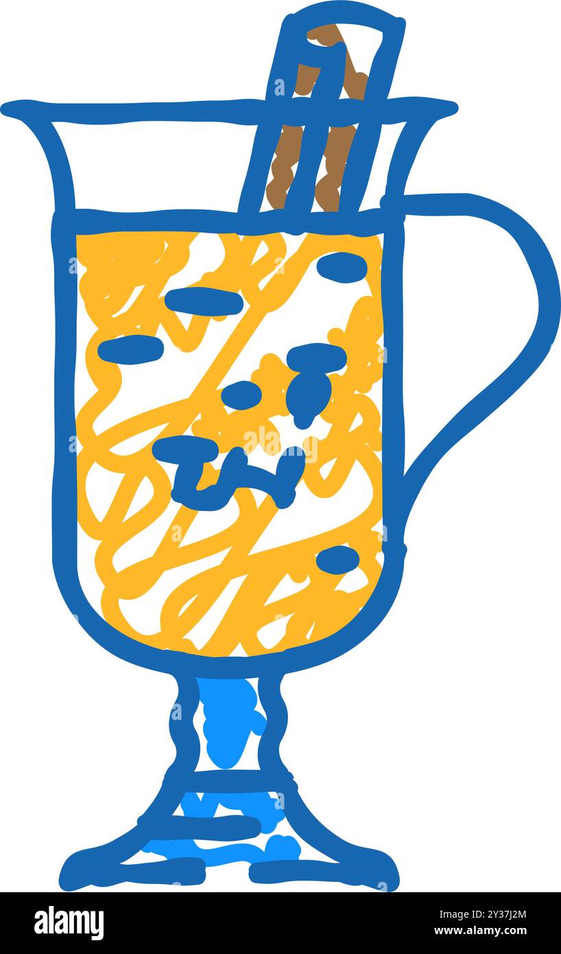 hot cider autumn icon doodle illustration Stock Vector Image & Art - Alamy