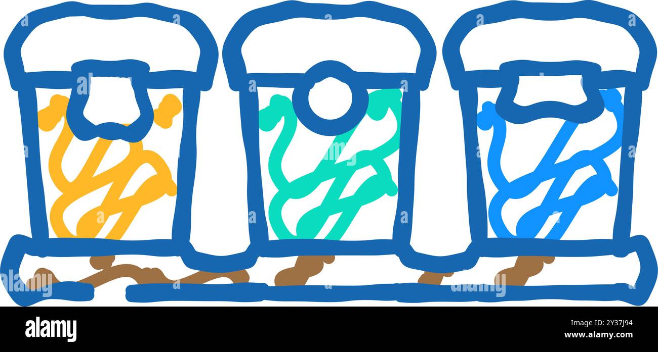 segregation waste sorting icon doodle illustration Stock Vector Image ... segregation waste sorting icon doodle illustration Stock Vector Image ...