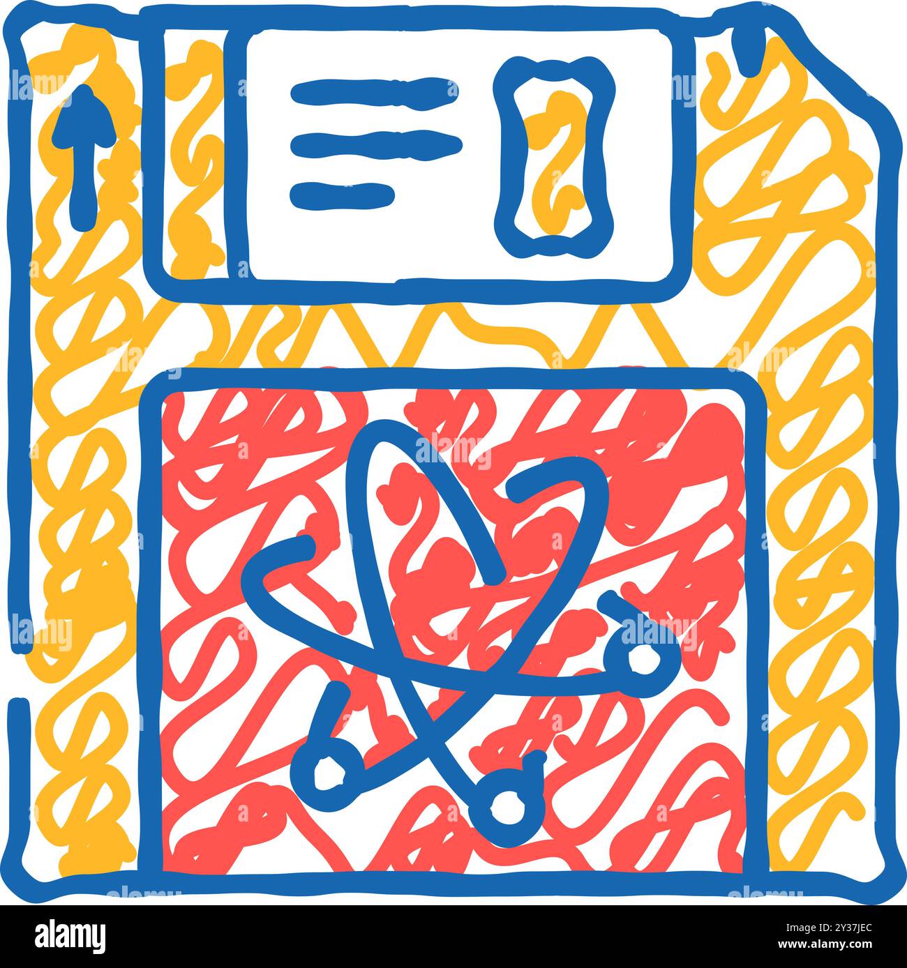 memory quantum technology icon doodle illustration Stock Vector Image ...