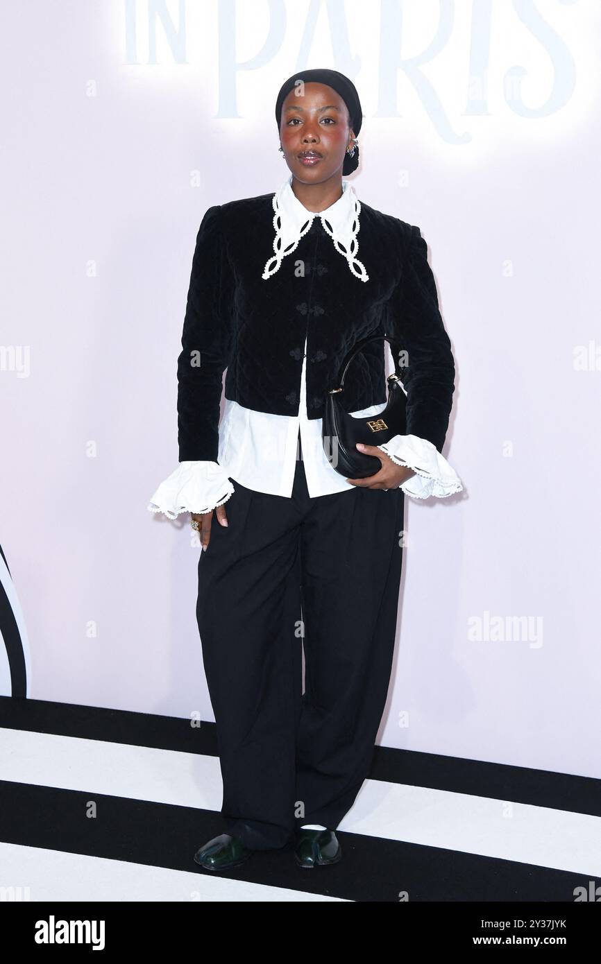 Safya attending the Emily In Paris Netflix Photocall at La Samaritaine ...