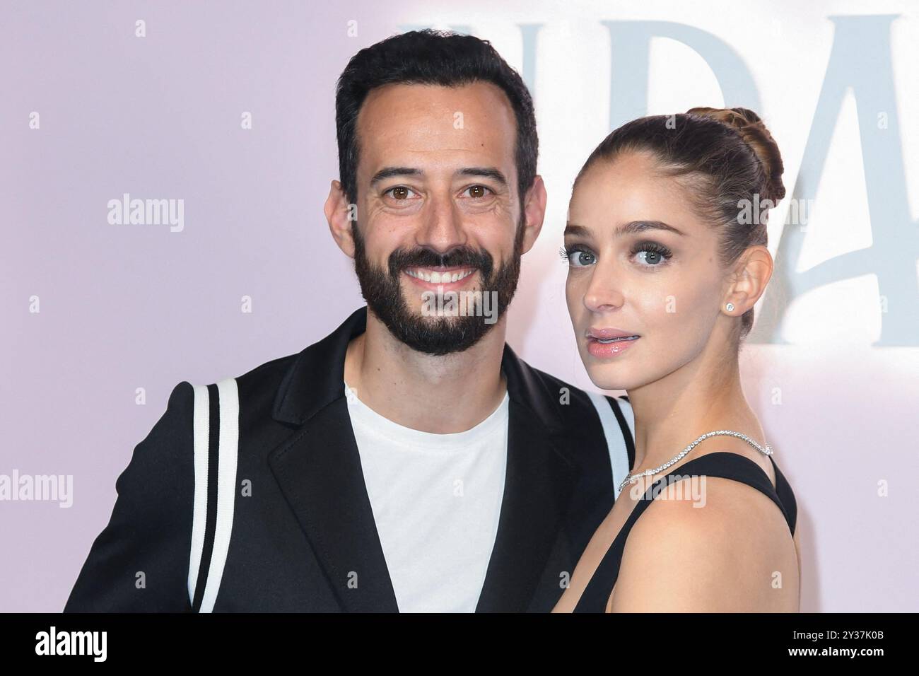 Mathieu Forget and Victoria Dauberville attending the Emily In Paris ...