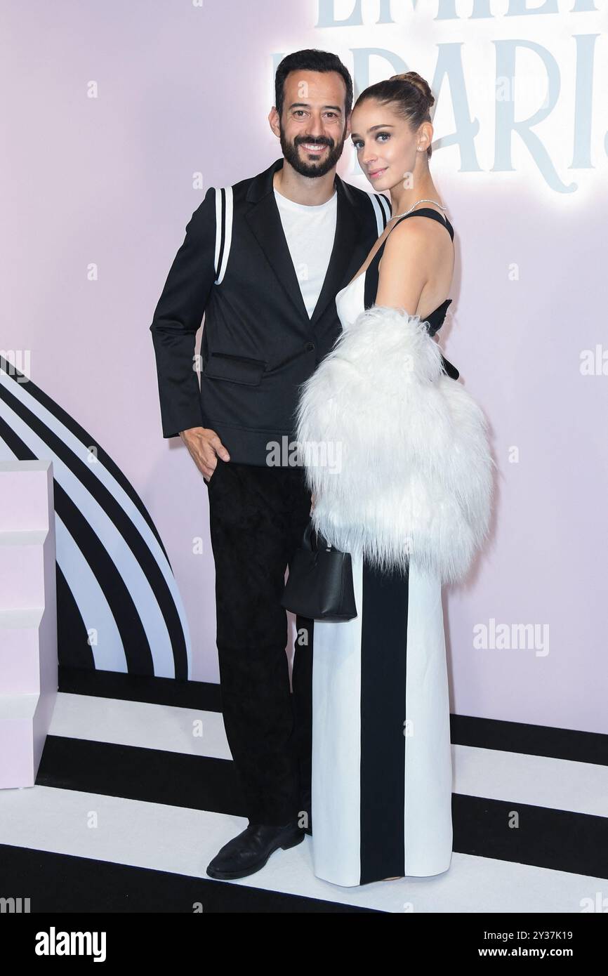 Venice, Italy. 07th Sep, 2024. Mathieu Forget and Victoria Dauberville ...