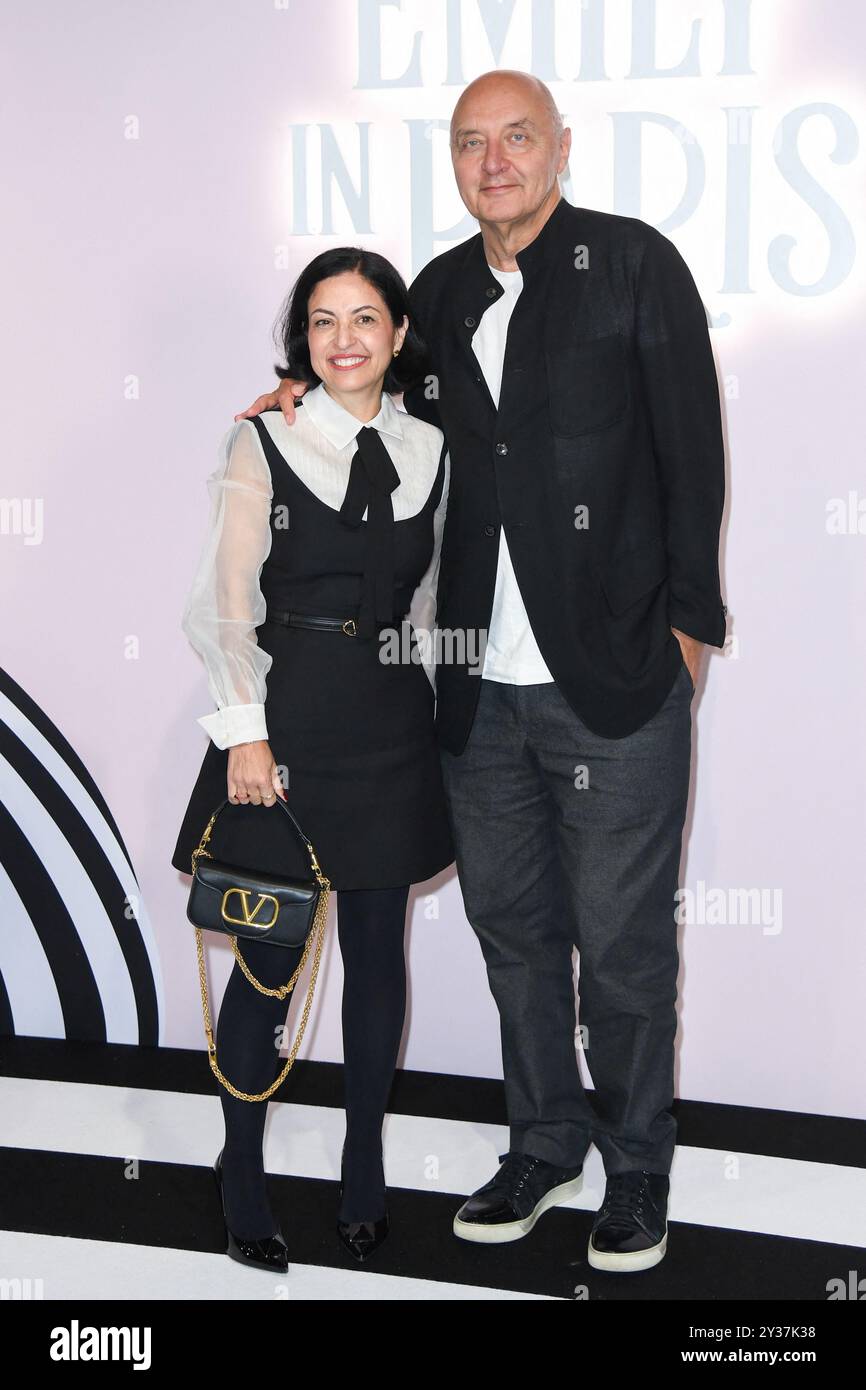 Venice, Italy. 07th Sep, 2024. Pascal Morand and guest attending the ...
