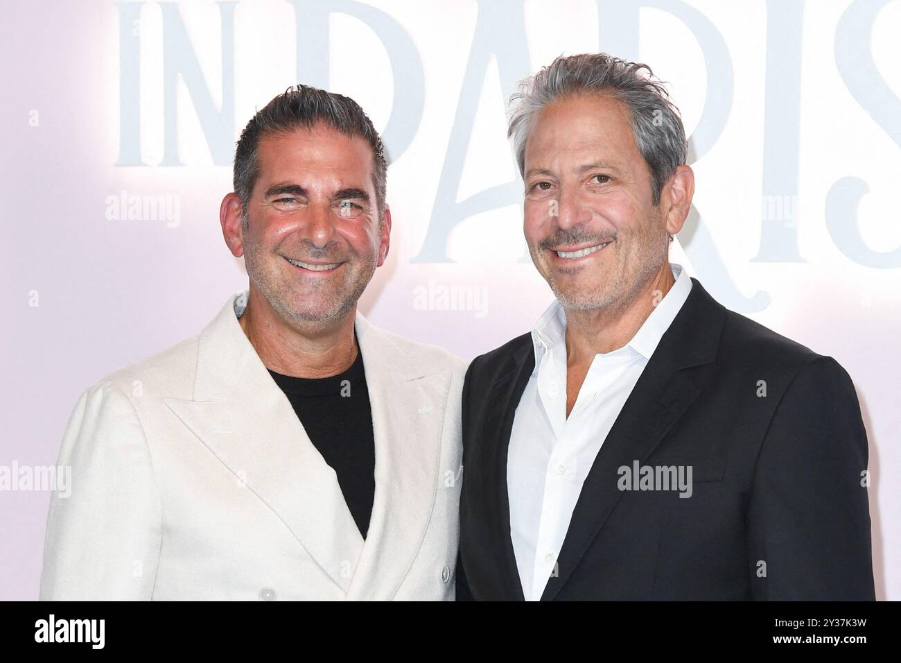 Stephen Brown and Darren Star attending the Emily In Paris Netflix ...