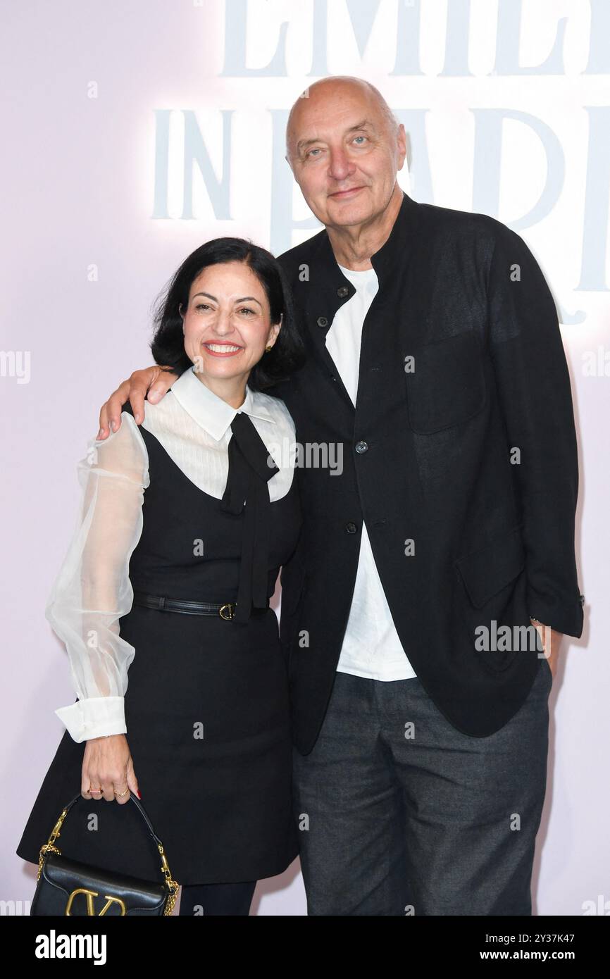 Venice, Italy. 07th Sep, 2024. Pascal Morand and guest attending the ...