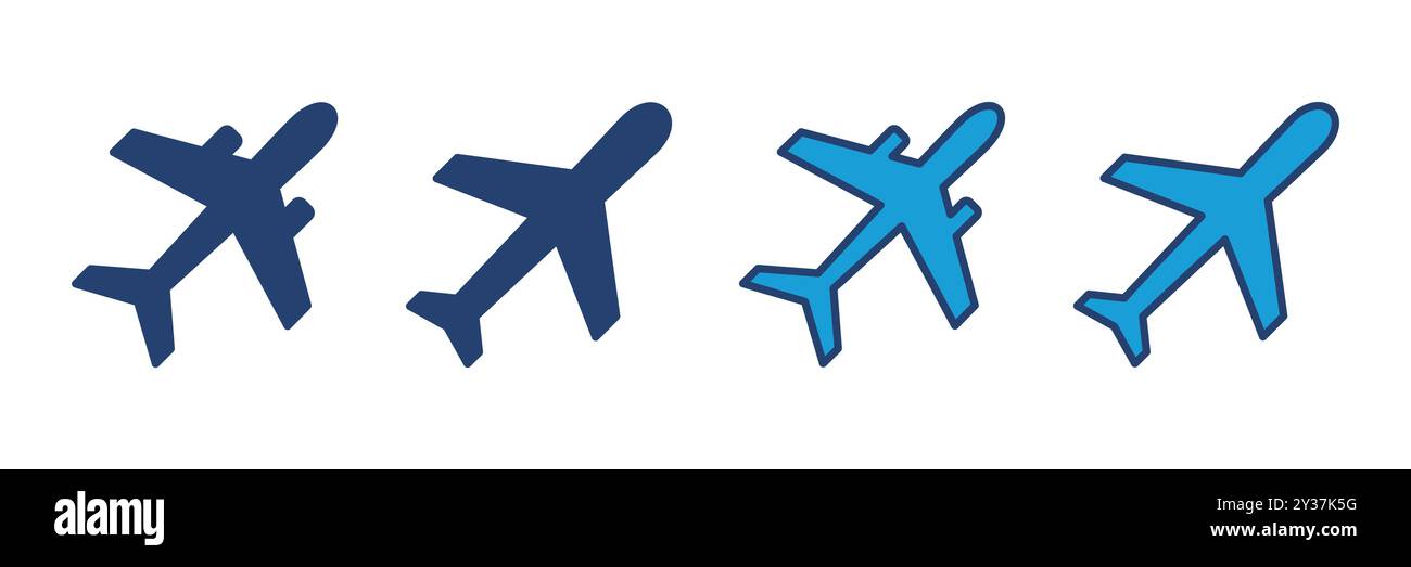 Plane icon vector. Airplane icon vector. Flight transport symbol ...