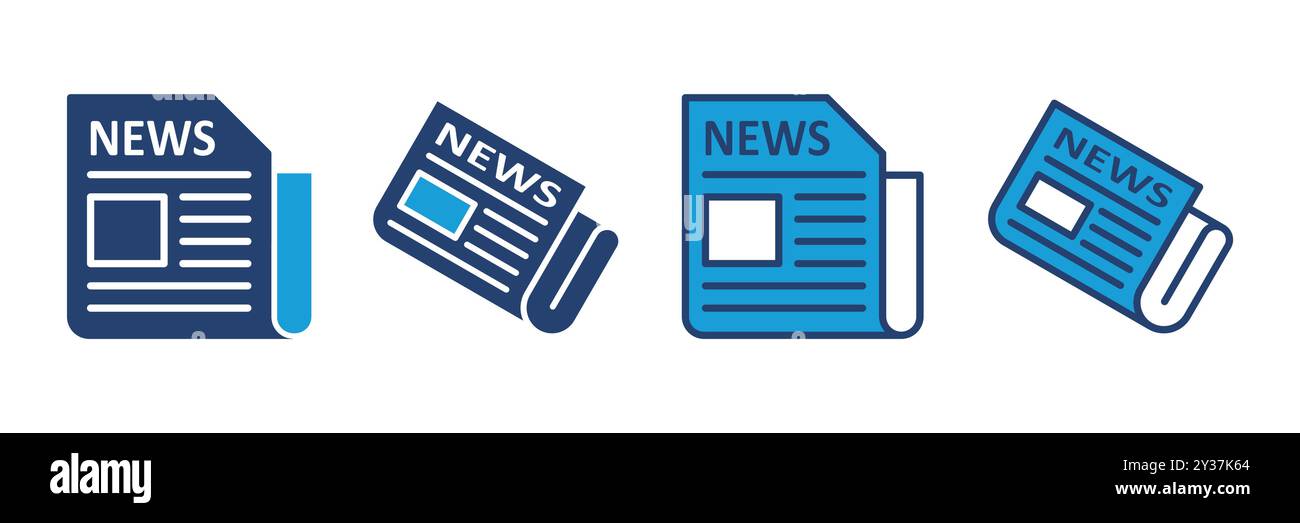 Newspaper icon vector. news paper vector sign Stock Vector Image & Art ...