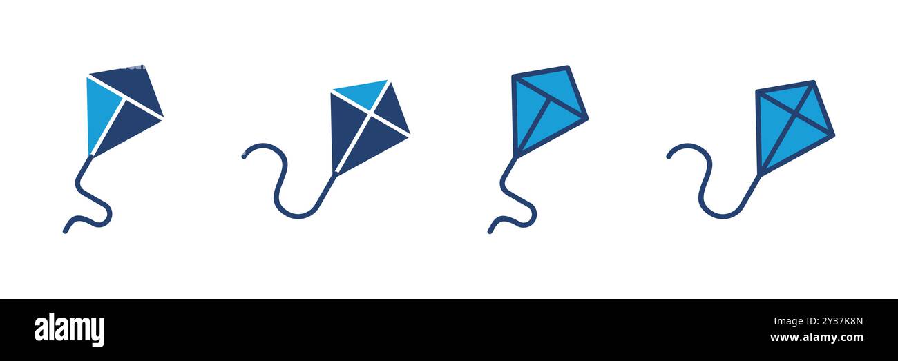 Kite icon vector. kite vector icon Stock Vector Image & Art - Alamy