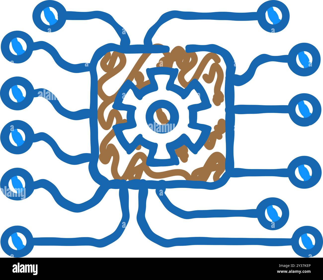 System Integration Analyst Icon Doodle Illustration Stock Vector Image And Art Alamy