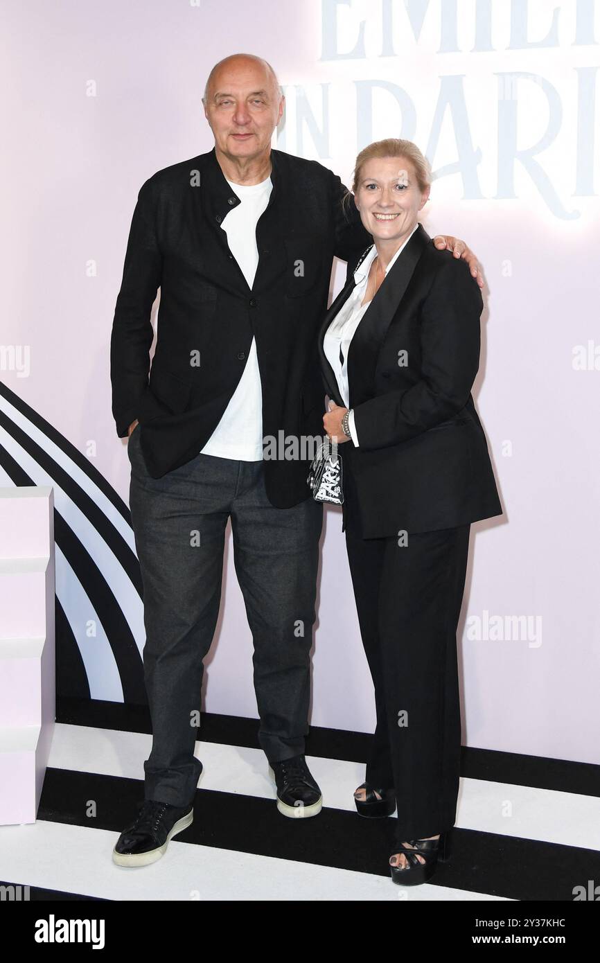 Pascal Morand and guest attending the Emily In Paris Netflix Photocall ...