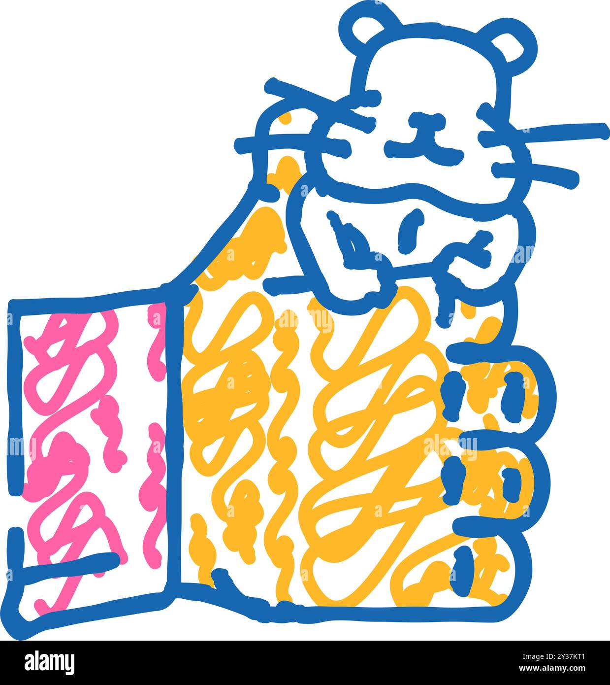 hamster hand pet icon doodle illustration Stock Vector Image & Art - Alamy