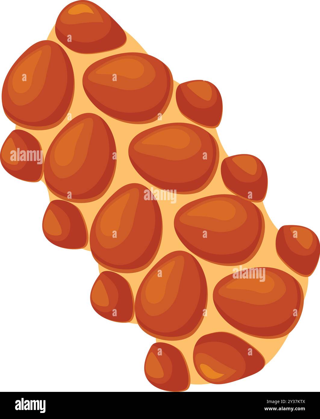 Giraffe pattern chocolate bar is being broken, perfect for projects ...