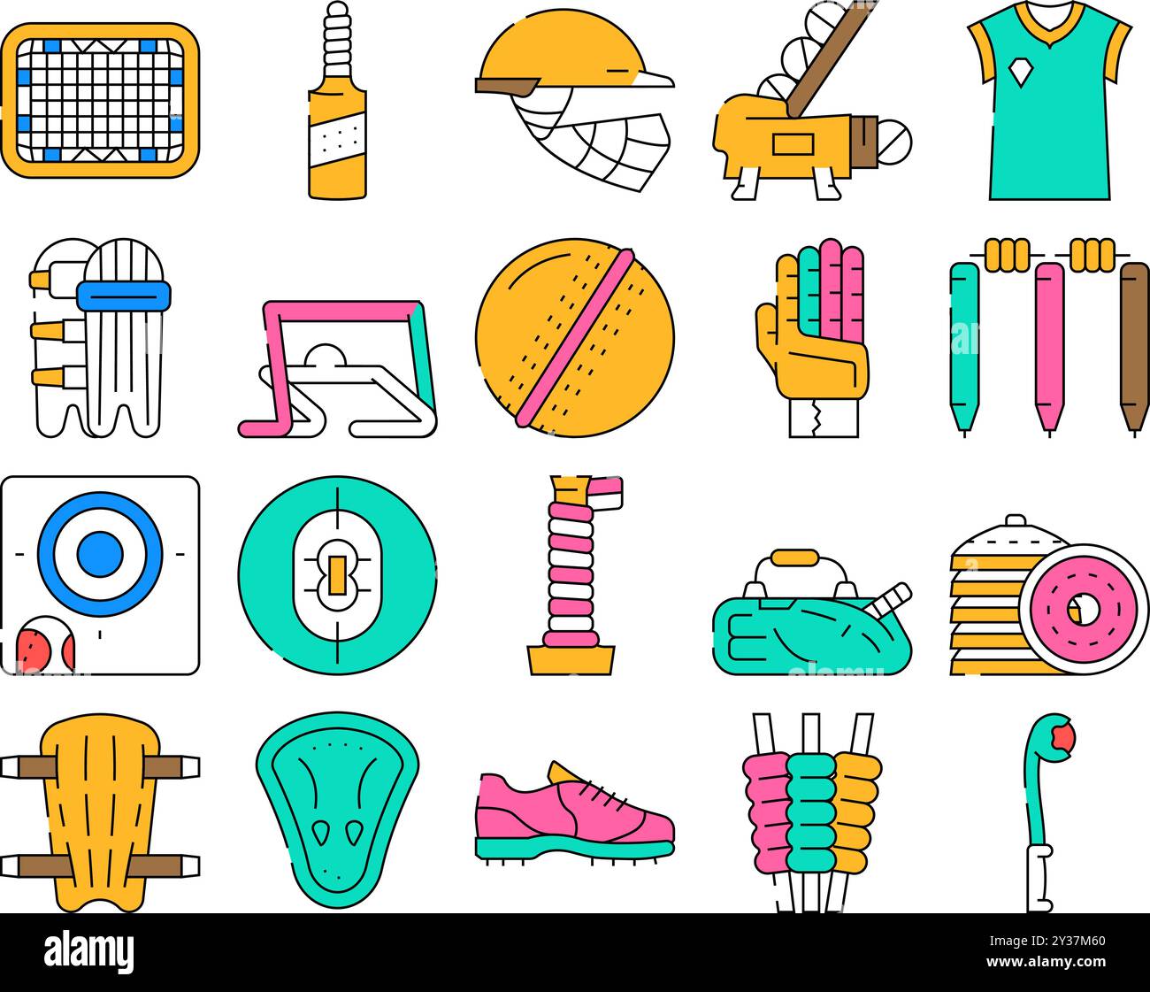 Cricket ball illustrations hi-res stock photography and images - Alamy
