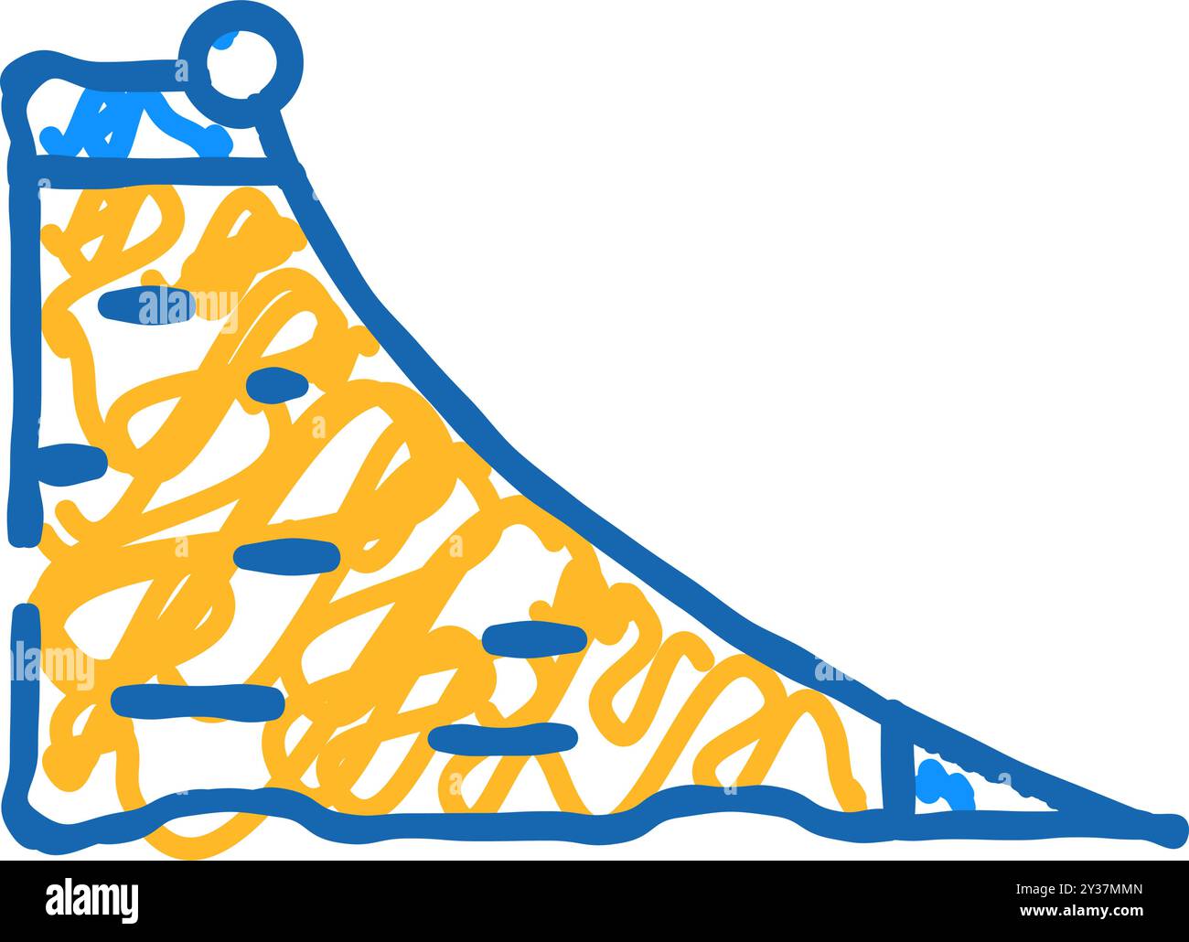 ramp skateboard sport icon doodle illustration Stock Vector Image & Art ...