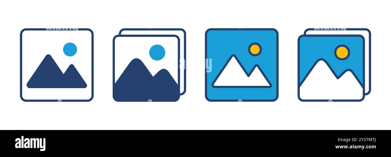 Picture icon vector. photo gallery icon symbol Stock Vector Image & Art ...