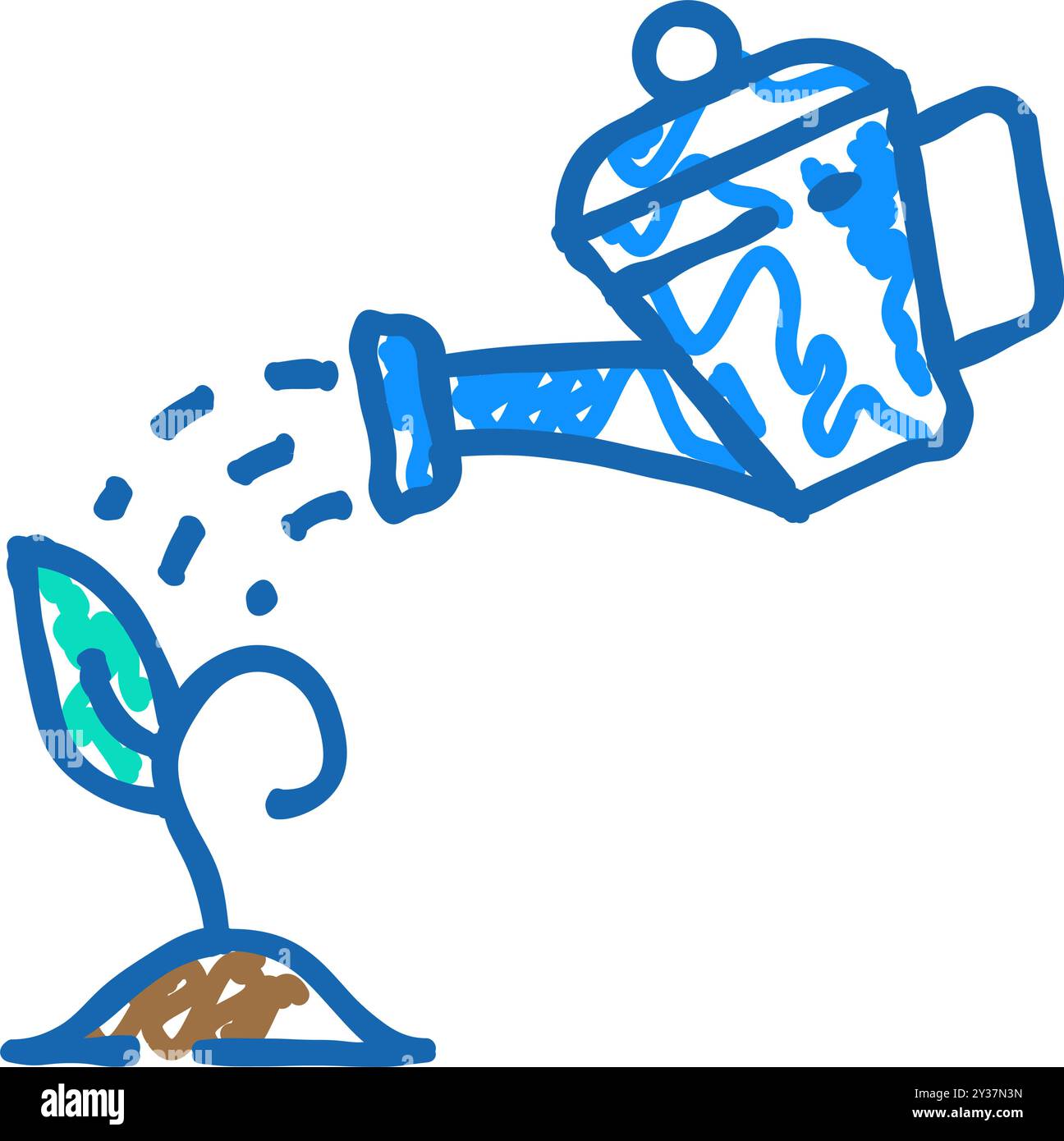 lead nurturing business process icon doodle illustration Stock Vector ...