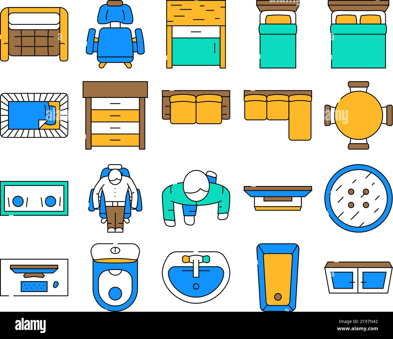 House layout floorplan blueprint Cut Out Stock Images & Pictures - Alamy
