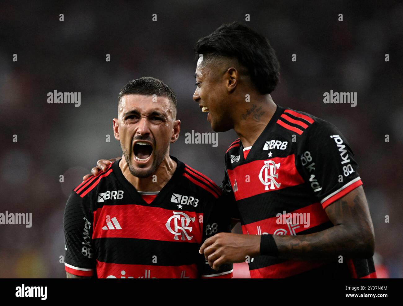 Rio de Janeiro-Brazil, September 12, 2024, Flamengo and Bahia valid for ...