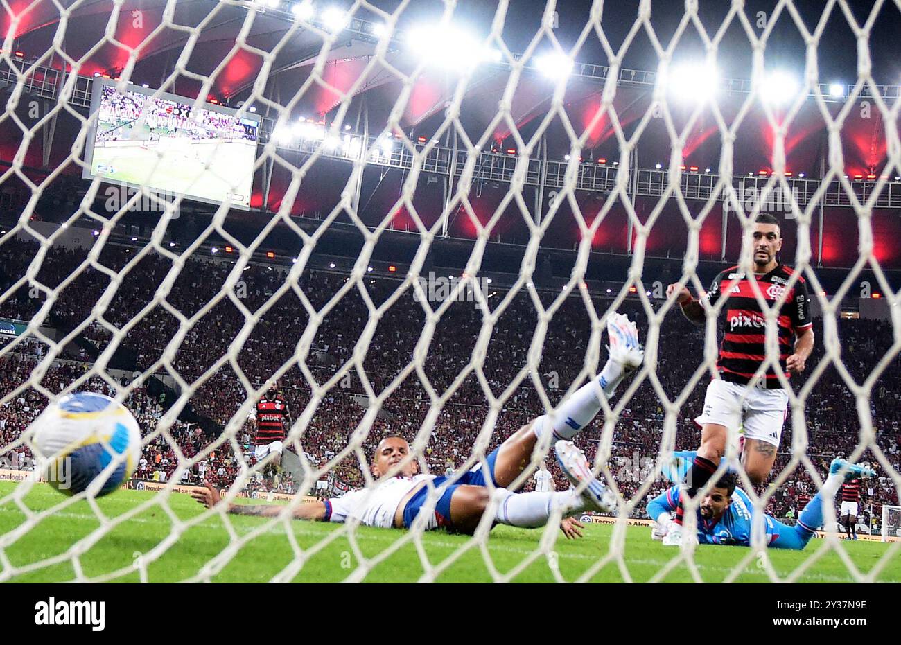 Rio de Janeiro-Brazil, September 12, 2024, Flamengo and Bahia valid for ...