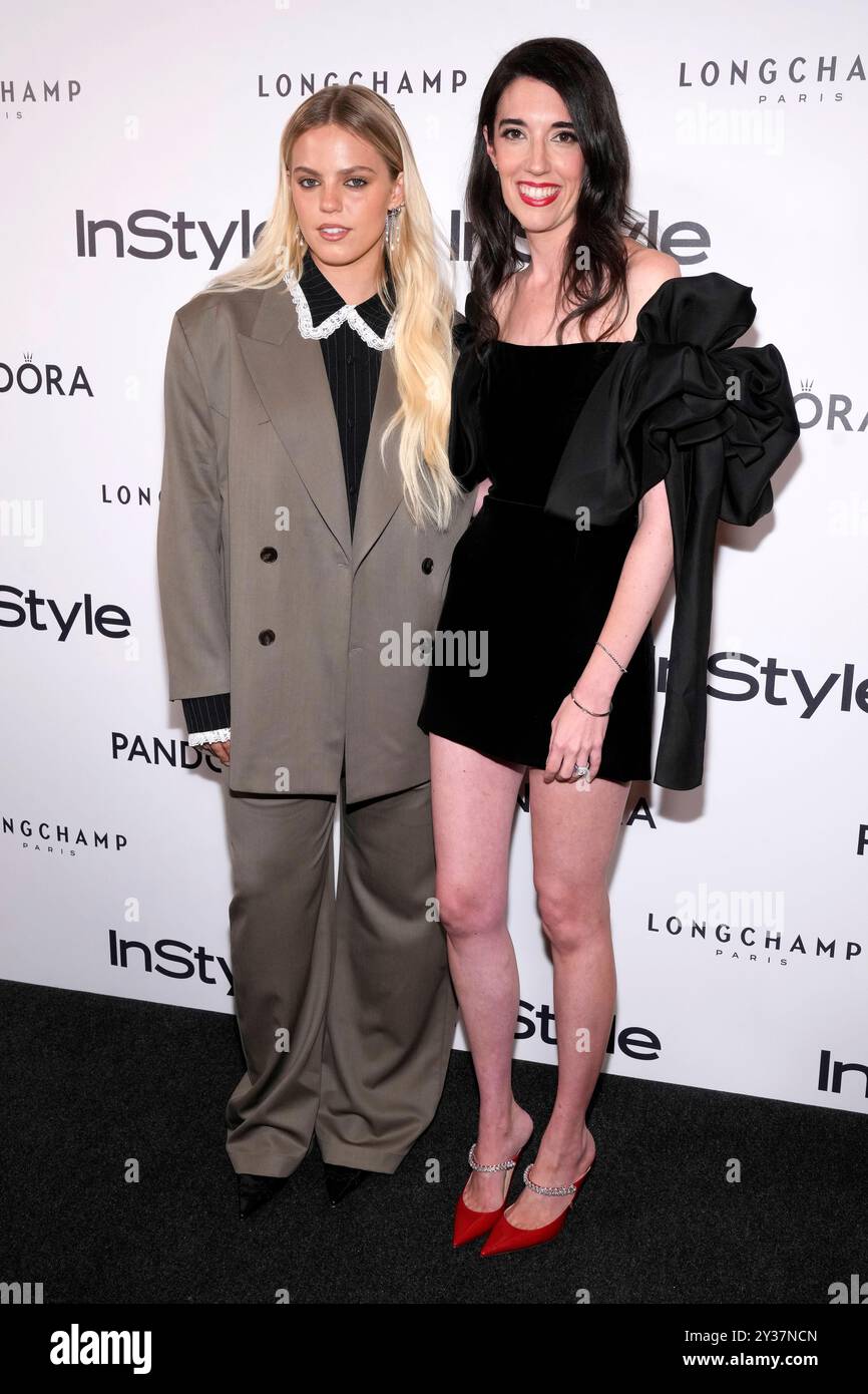 Renee Rapp, left, and Sally Holmes attend InStyle's 30th birthday party ...