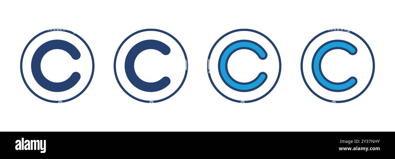 Copyright icon vector. copyright symbols Stock Vector Image & Art - Alamy