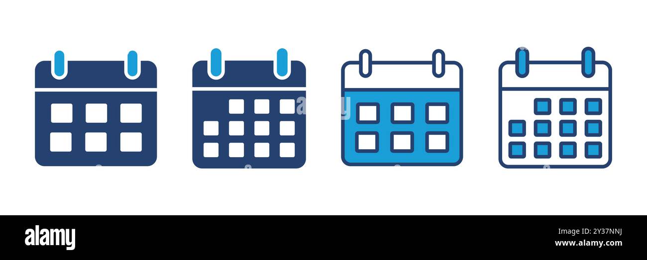 Calendar icon vector. Calender symbol. calendar vector icon Stock ...