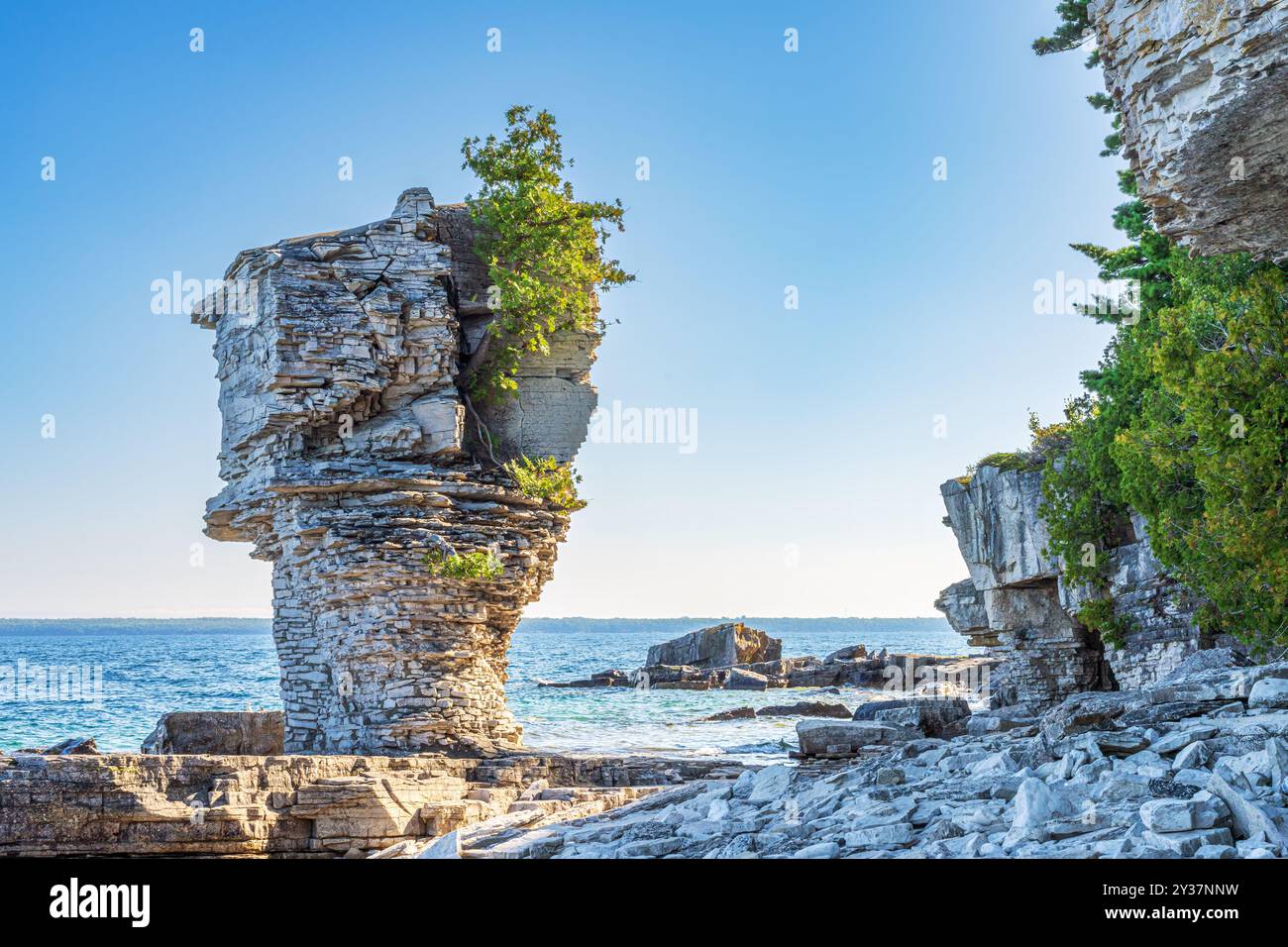 Flowerpot Island is part of the Fathom Five National Marine Park ...