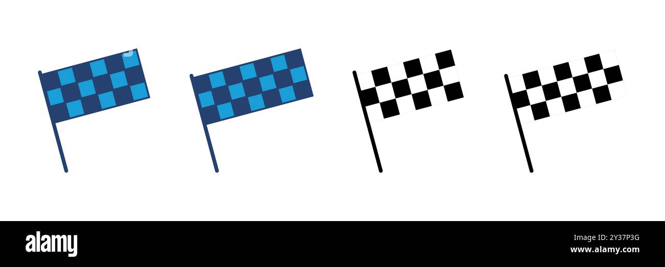 Racing flag icon vector. race flag icon.Checkered racing flag icon ...