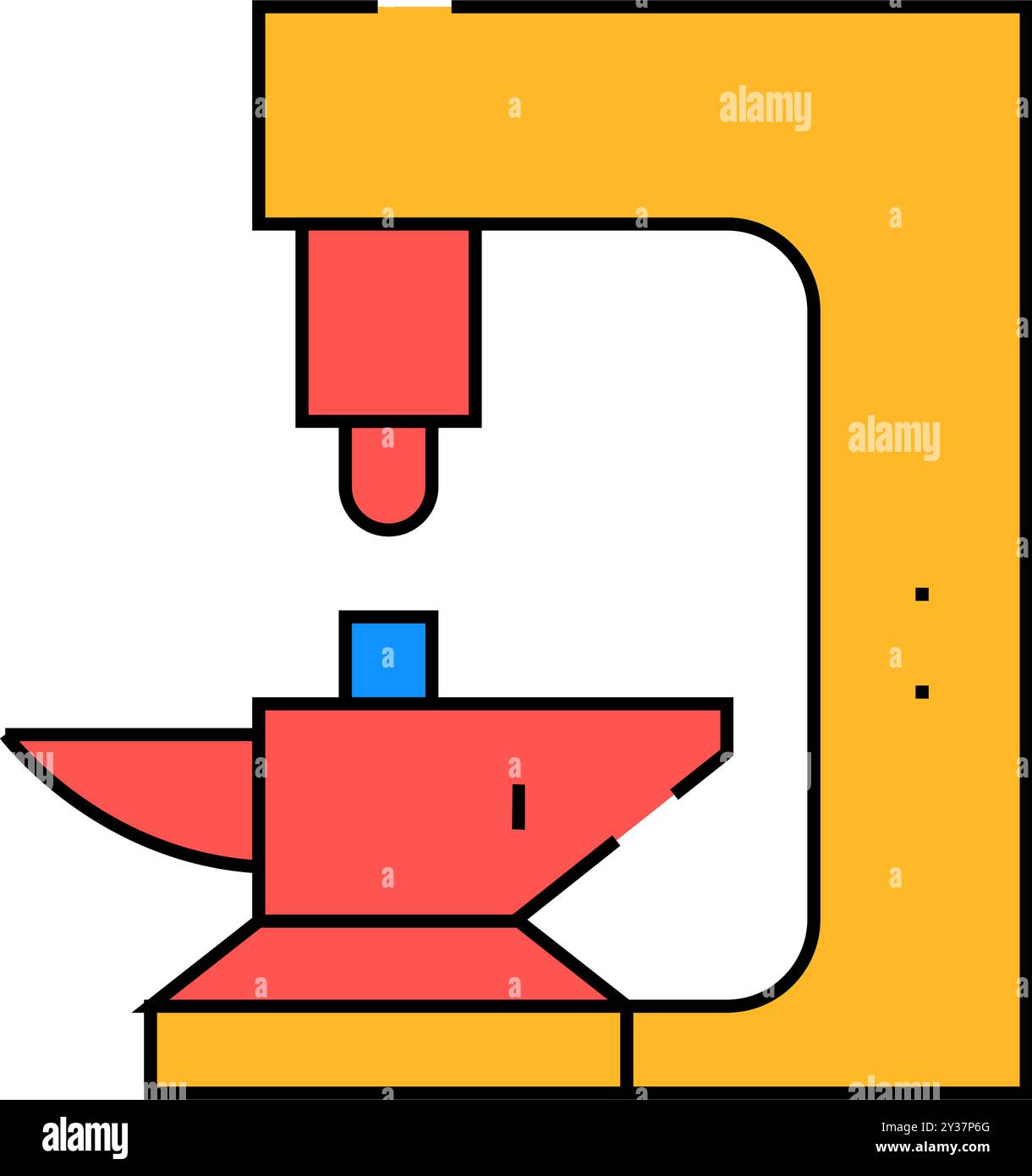 automatic forge icon color illustration Stock Vector Image & Art - Alamy