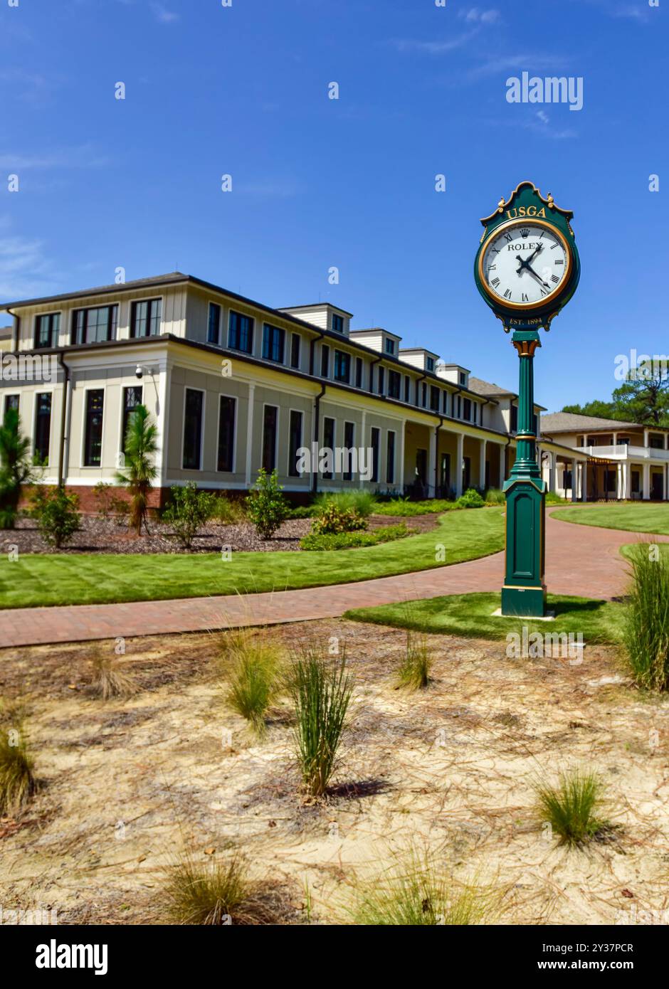 Rolex clock golf course hi-res stock photography and images - Alamy