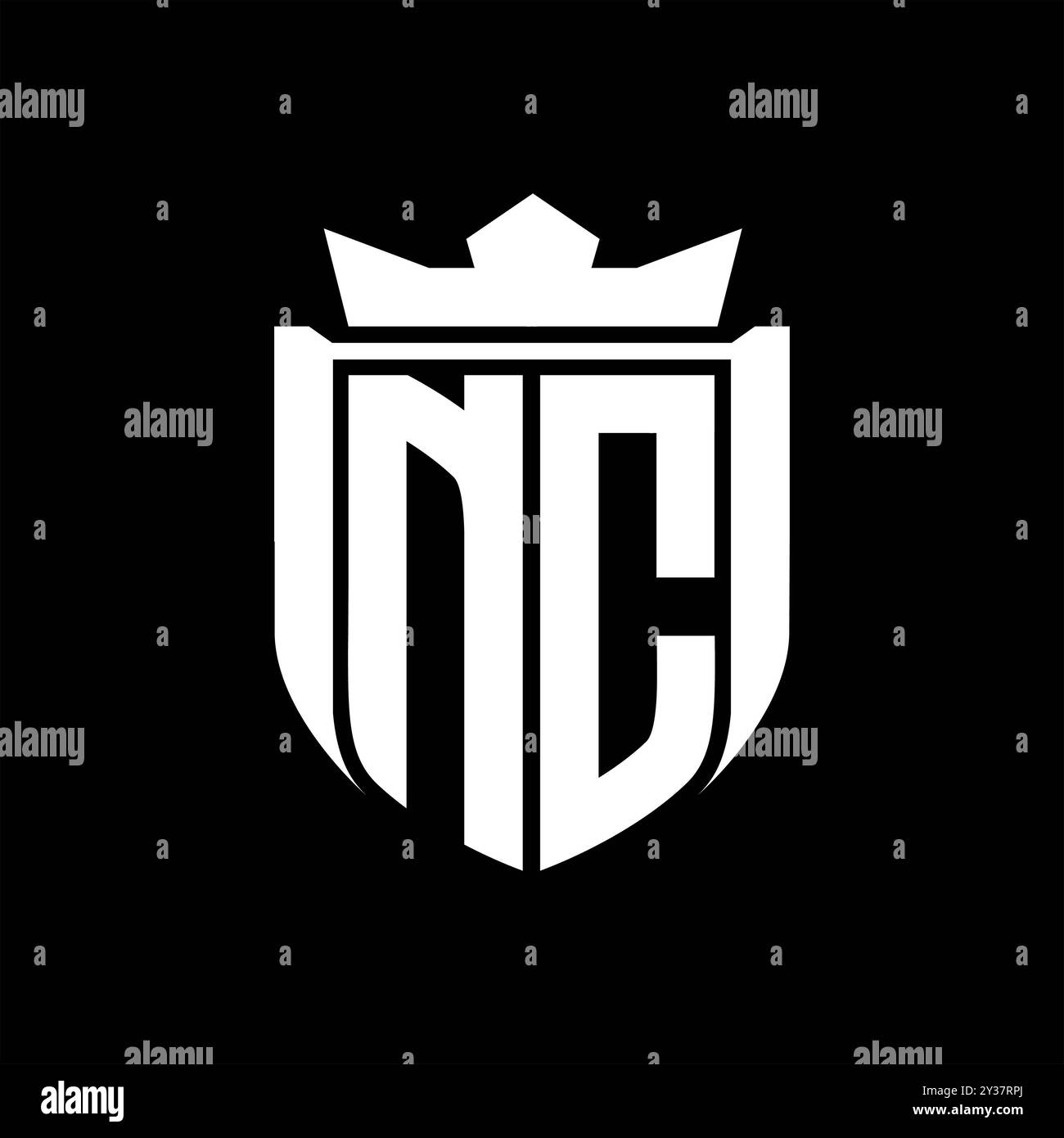 Nc logo design hi-res stock photography and images - Alamy
