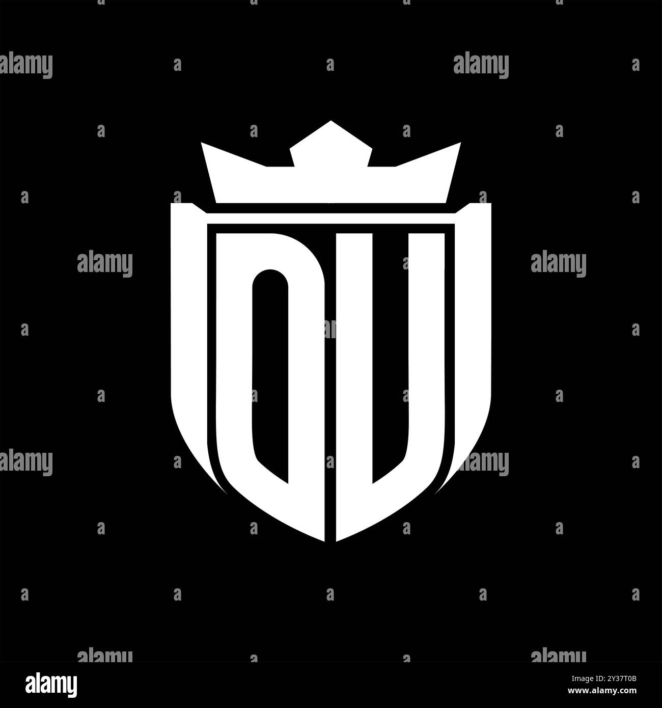 White Ou Logo Ou Brand Logo Black And White Stock Photos & Images