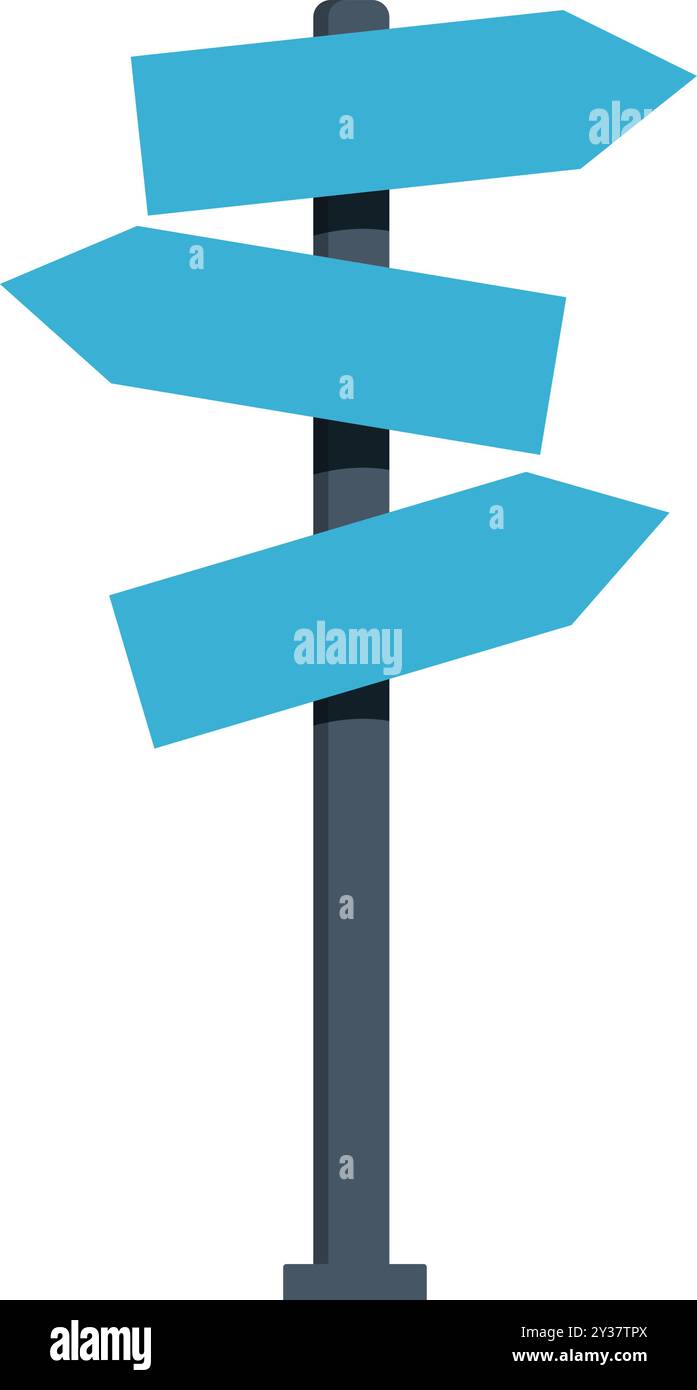 Multiple choice signpost Cut Out Stock Images & Pictures - Alamy