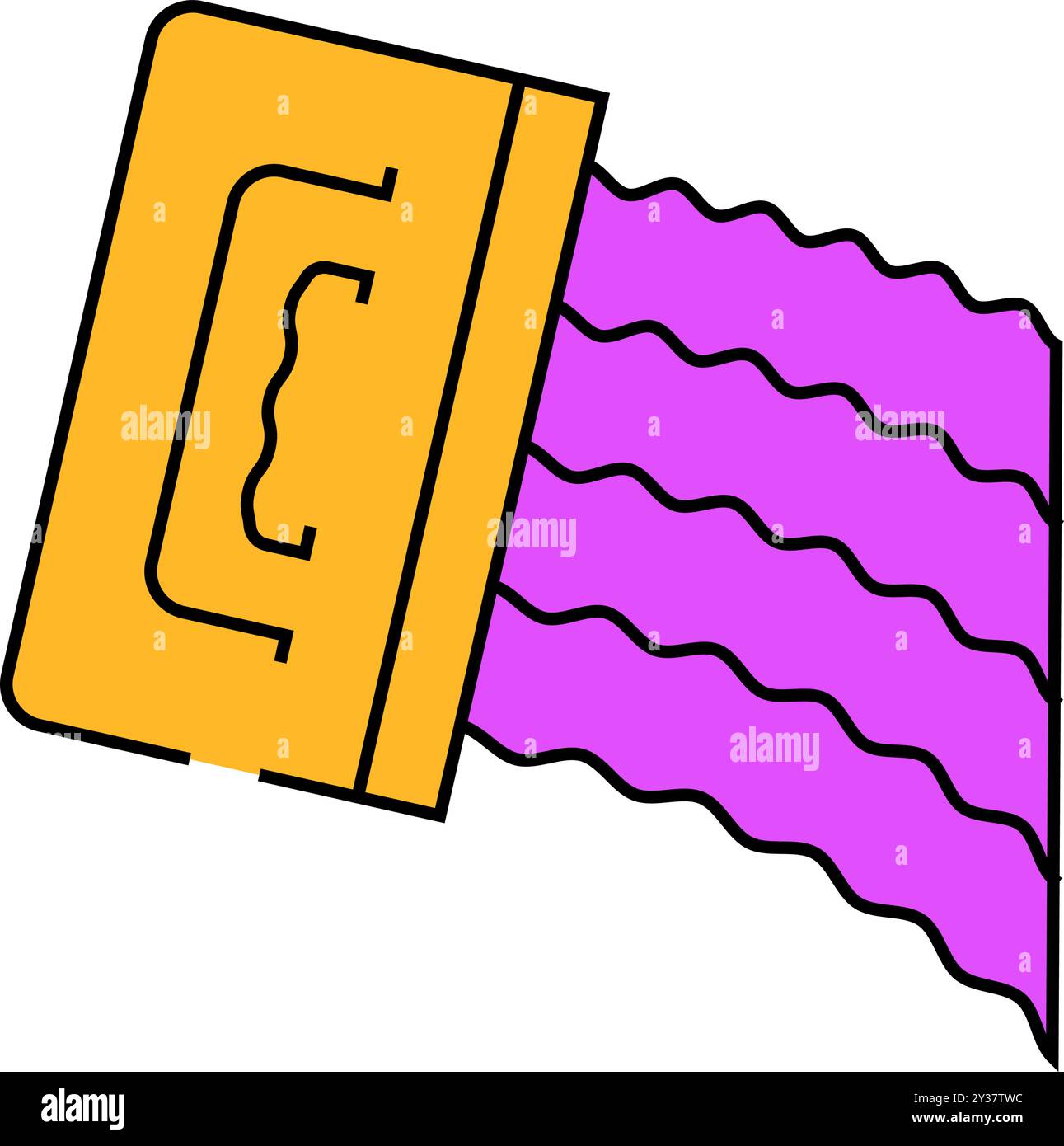 applying moisture barrier icon color illustration Stock Vector Image ...