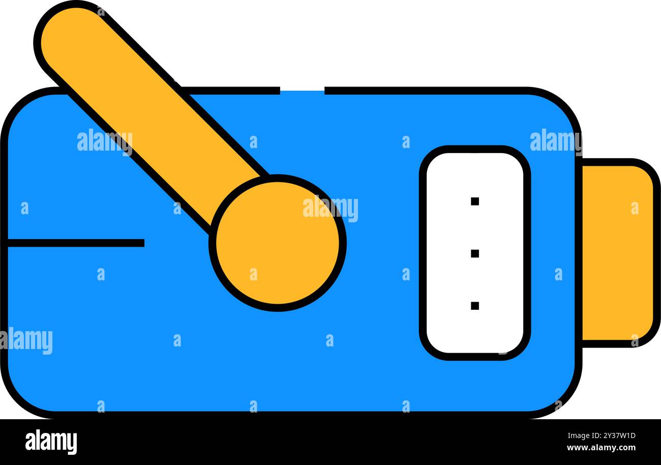 portable x-ray machine icon color illustration Stock Vector Image & Art ...