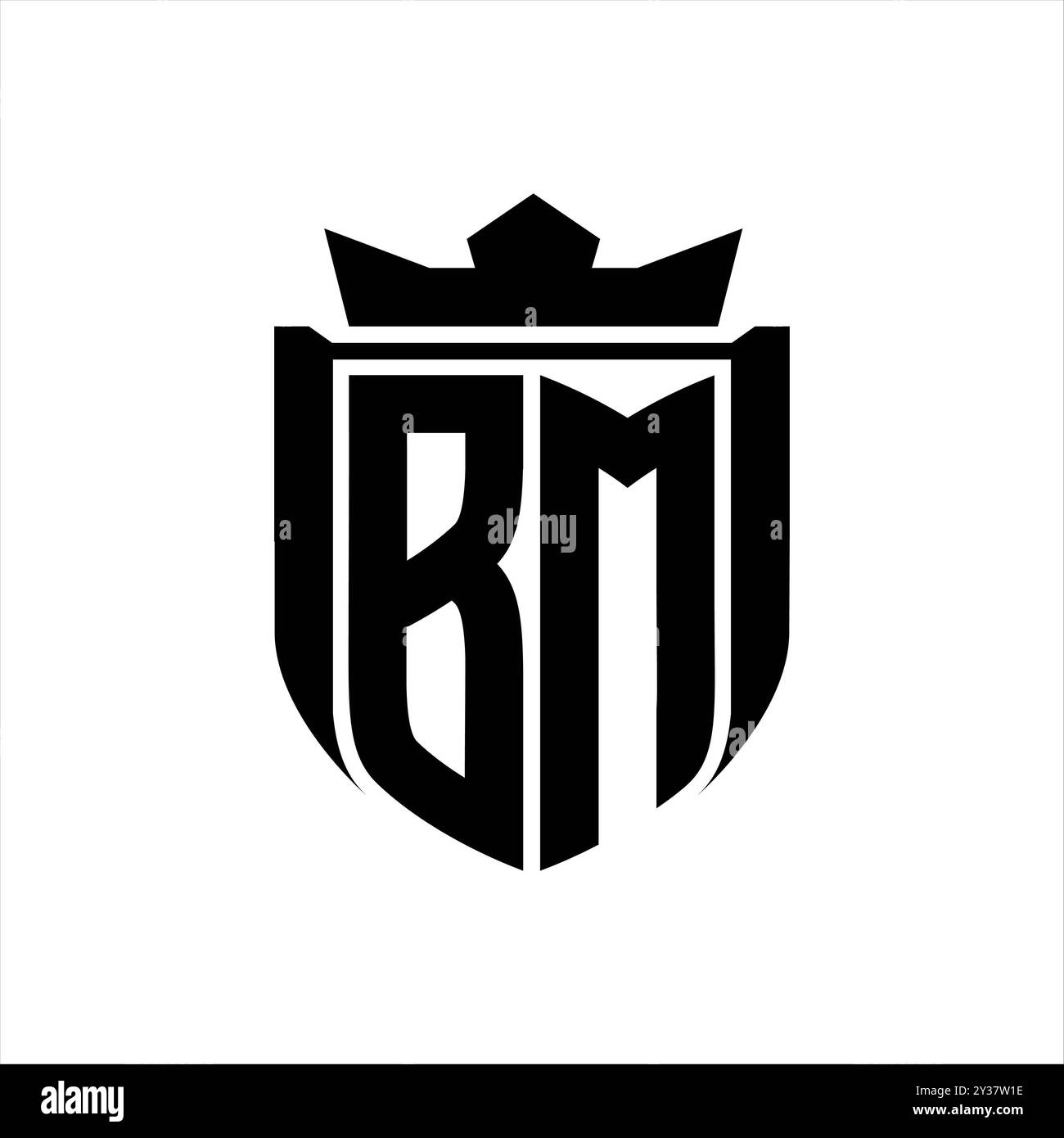 Letter bm logo hi-res stock photography and images - Alamy