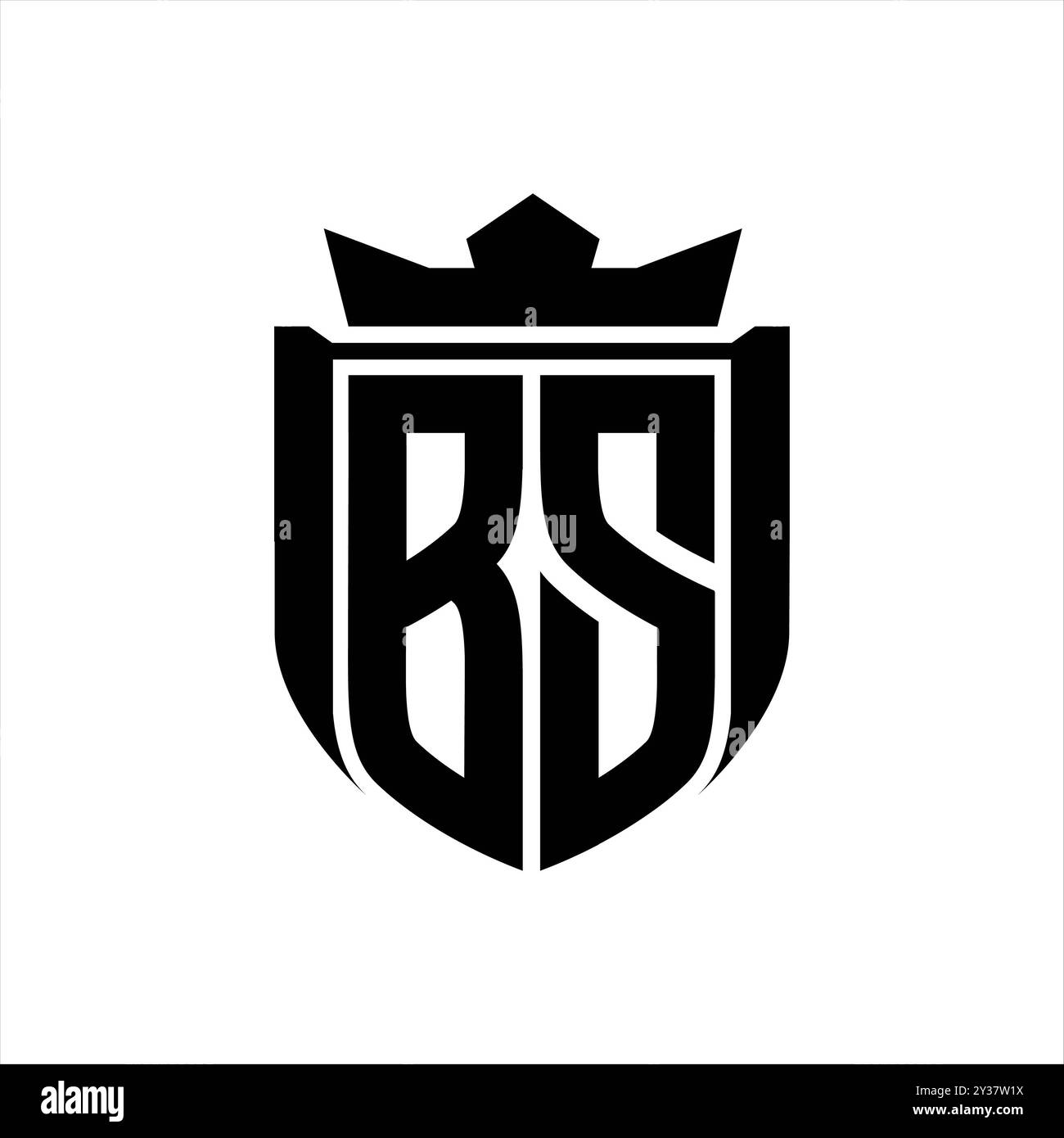 Bs logo design hi-res stock photography and images - Alamy