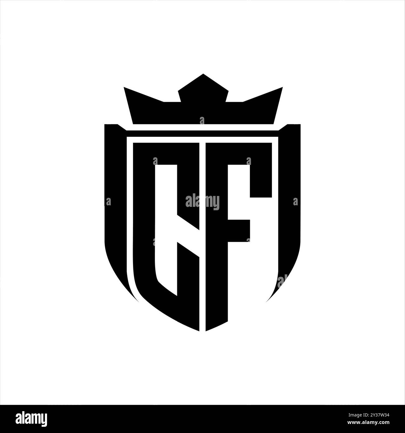 Logotipo De Cf Constante Letter Cf Logo Hi Res Stock Photography And