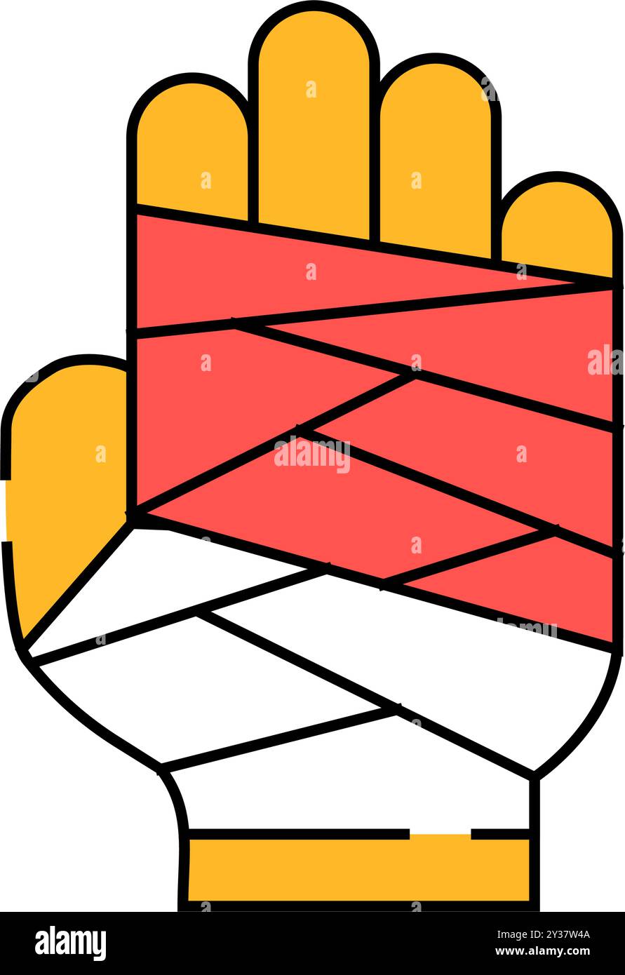 Finger bone color icon Stock Vector Images - Alamy