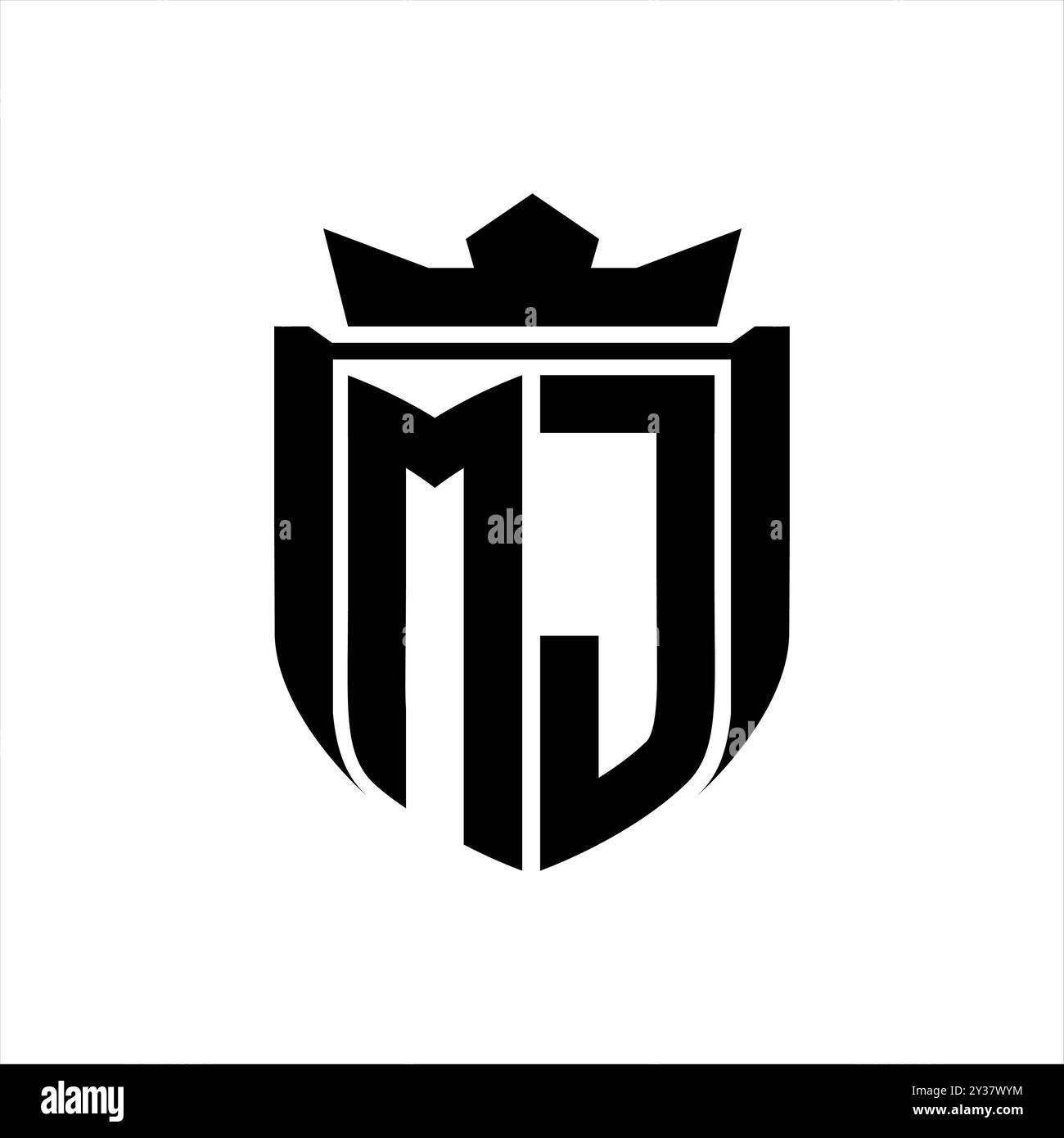 Letter mj logo hi-res stock photography and images - Alamy
