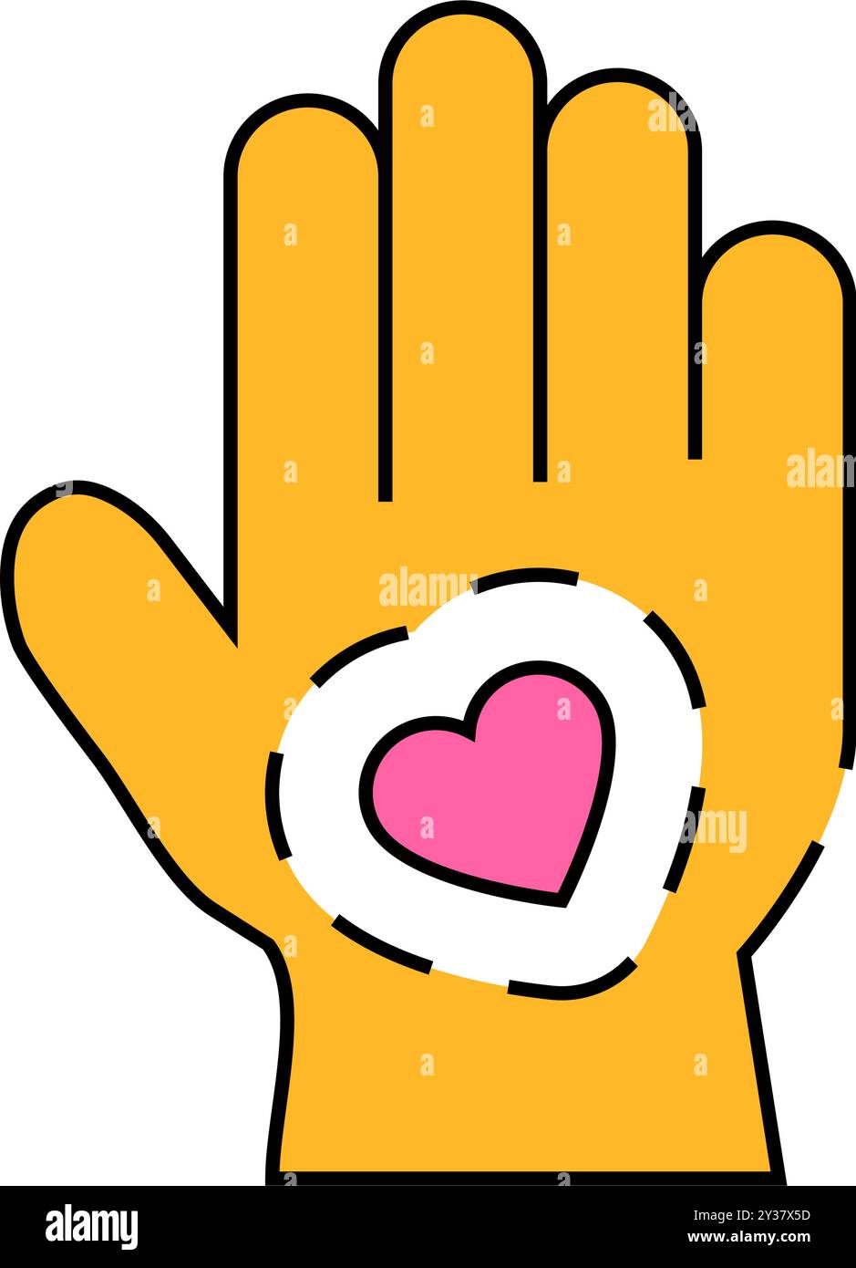 healthy hand skin icon color illustration Stock Vector Image & Art - Alamy