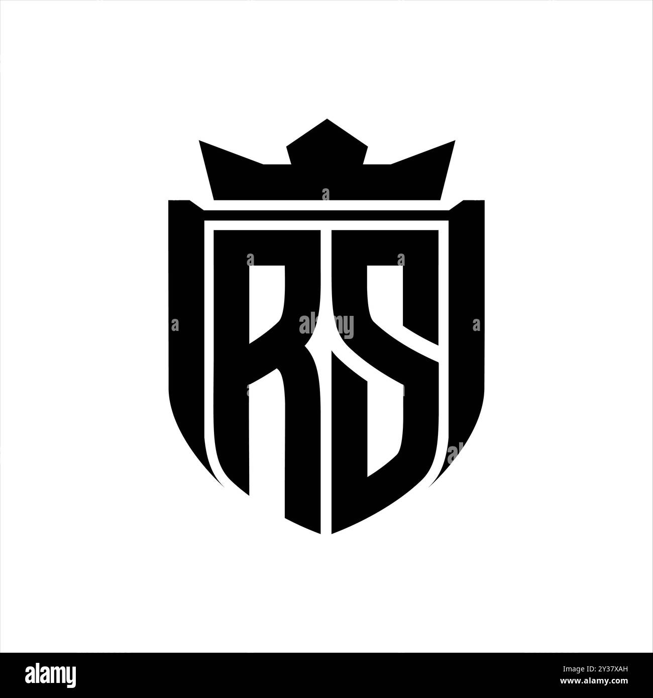 Rs modern logo hi-res stock photography and images - Alamy