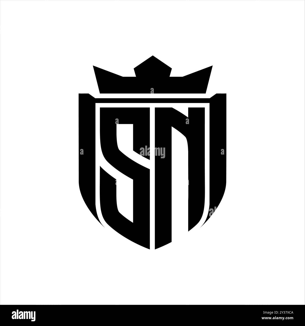 Letter sn logo hi-res stock photography and images - Alamy