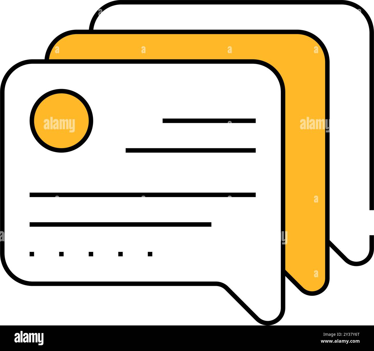 review quote frame icon color illustration Stock Vector Image & Art - Alamy